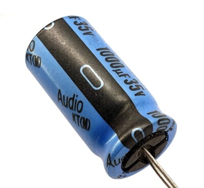 [1pc] 1000uF 35V Nichicon(JAPAN) AUDIO KT, HQ (upgrade from FW+KW) 105 ...