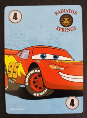 Disney Cars Go Fish Card Game Lightning McQueen Circle #4 | eBay Australia