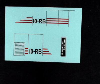 BUDGIE 260 RUSTON BUCYRUS EXCAVATOR TRANSFERS/DECALS | eBay UK