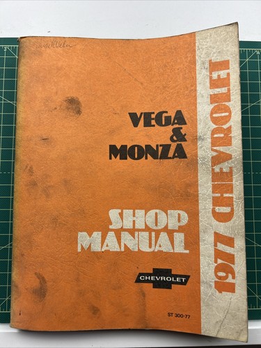 ORIGINAL 1977 Chevrolet Vega & Monza Shop Manual OEM Vintage Paperback. M2 | eBay