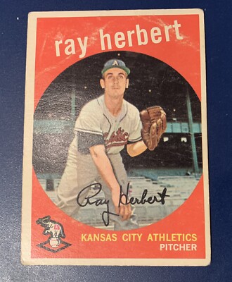 1959 Topps Baseball #154 Ray Herbert | eBay