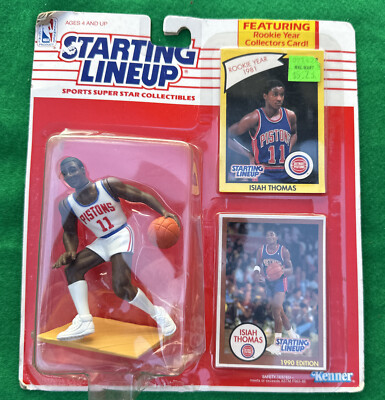 Starting Lineup 1990 Edition Isiah Thomas Figure (Rookie and Collectors ...