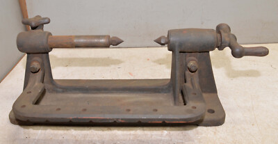 Rare Indian Motorcycle Hendee Mfg flywheel truing stand bench center ...