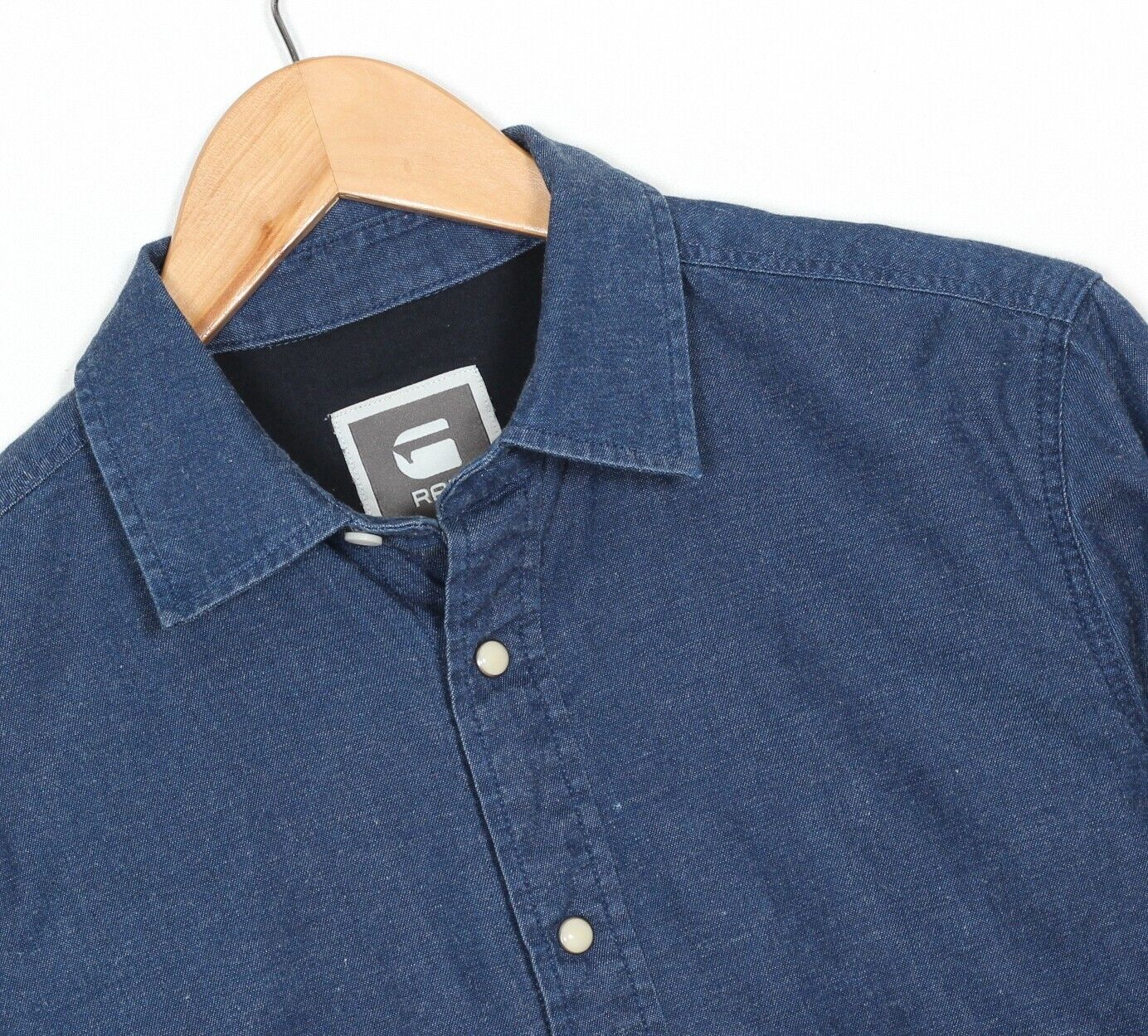 G-STAR TYPE C CLEAN Slim Fit Denim Shirt Men Size S L… - Gem