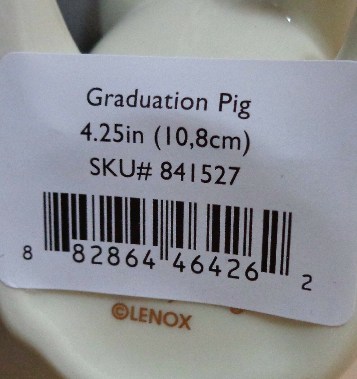 Lenox Graduation Pig Farm Figurine - New In Box | eBay