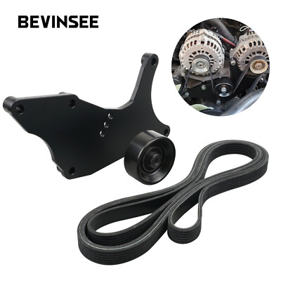 For Chevy Dual Alternator Bracket 1999-2013 4.8 5.3 6.0 6.2L V8 Vortec ...