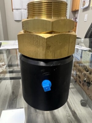 OMEGA FLEX FGP-UGF-2000 TRAC PIPE AUTOFLARE FITTING 2 IN. MALE ADAPTER ...