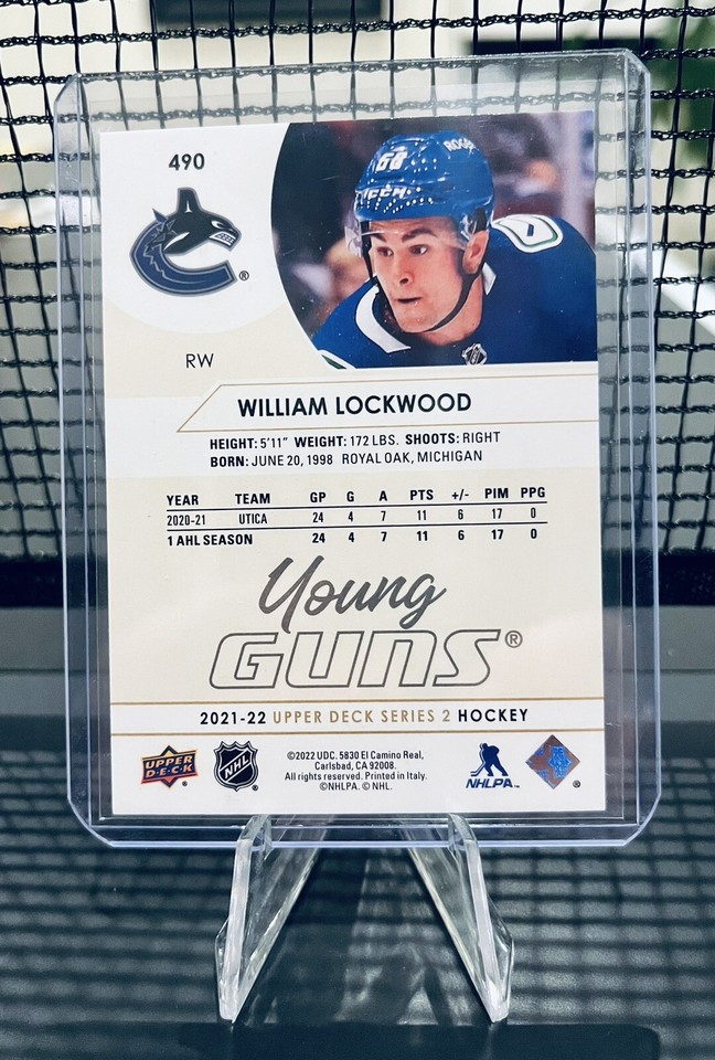 2021 Series 2 Young Guns Speckled Rainbow Foil William Lockwood #490 ...