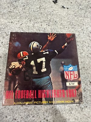 Vintage 8 MM Film NFL Football Highlights 1967 -- Black & White | eBay