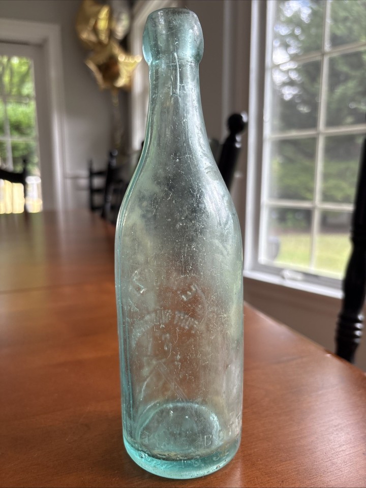 E. Manzel Fort Washington Staten Island NY Blob Top Beer Bottle Karl ...