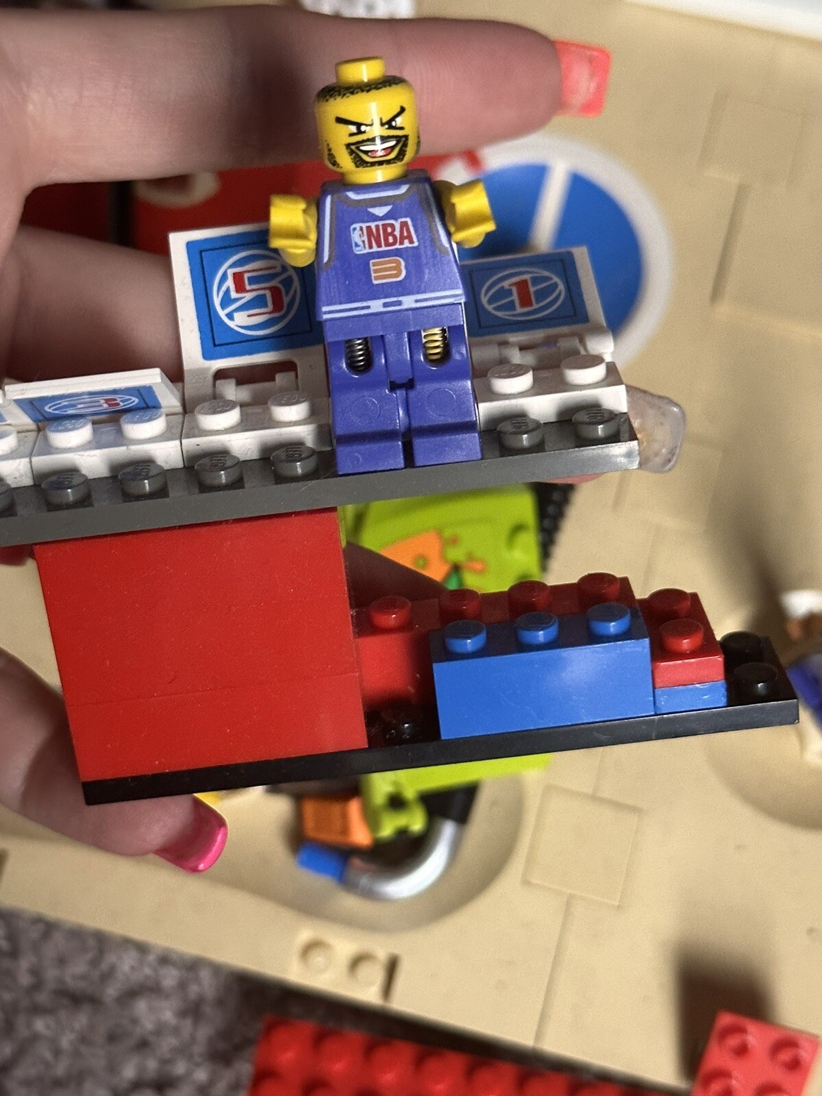 Lego NBA 3431 4432 3566 3567 Set Lot Rare NBA Challenge Street Ball ...