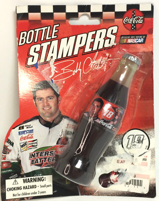 Coca Cola NASCAR Bottle Shaped Ink Stamper ~ Bobby Labonte #18 ~ NOS ...