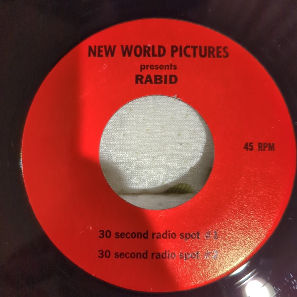 7" Radio Spots "Rabid" 1977 Body Horror (David Cronenberg/Marilyn ...