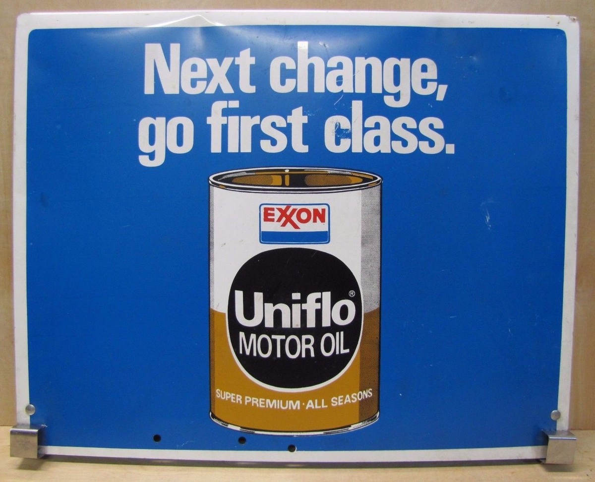 Vintage Exxon Uniflo Sign