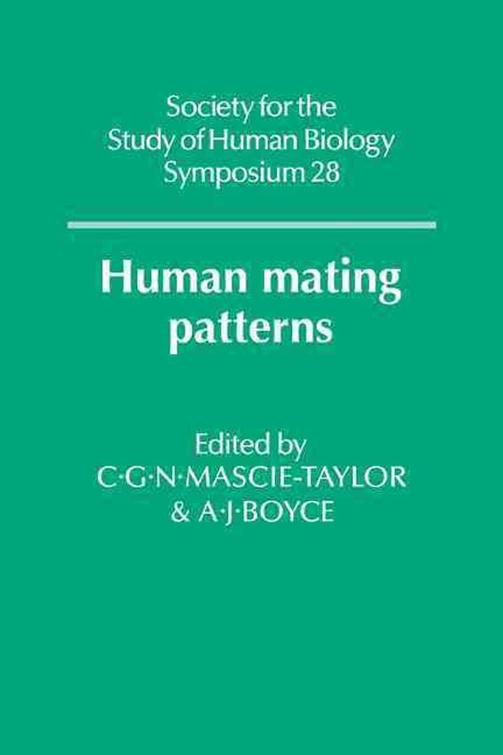 Human Mating Patterns by C.G.N. Mascie-Taylor (English) Paperback Book ...