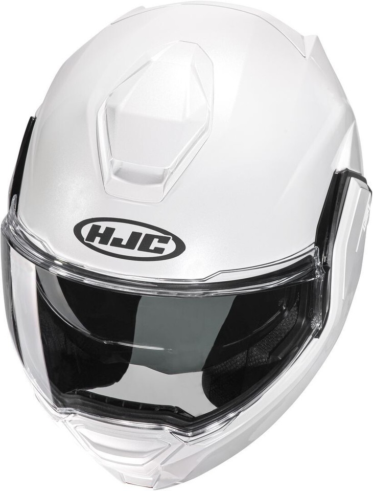 Modular Motorcycle Helmet HJC I100 White Size XL Flip Back | eBay