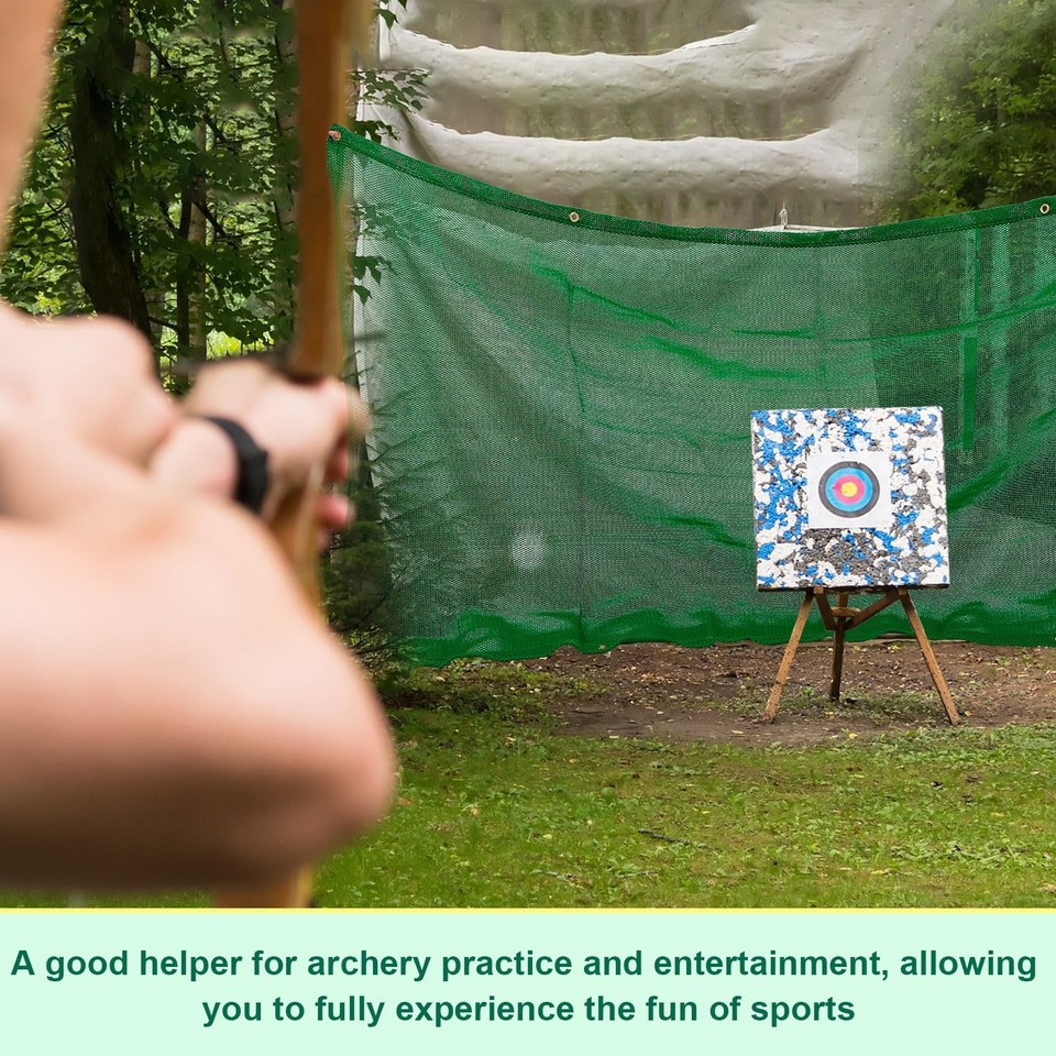Archery Backstop Heavy Duty Archery Back Stop Netting Reinforced ...