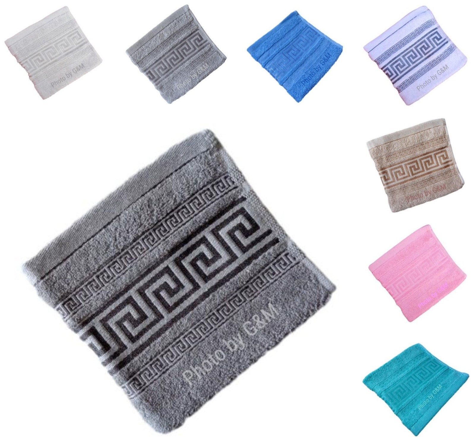 Face Cloths / Wash Cloths / Face Flannels 100% Cotton Large Size ...