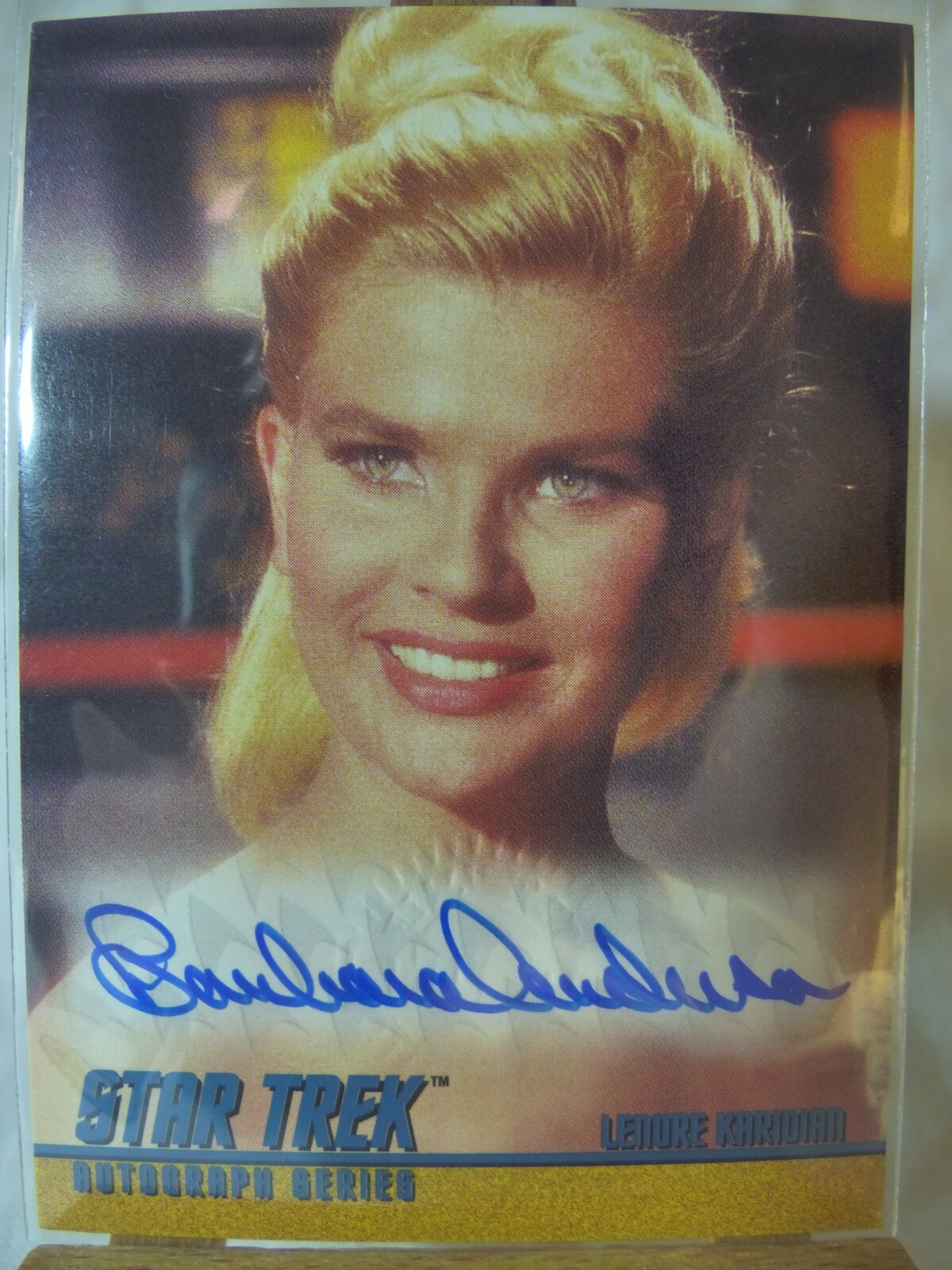 Star Trek Original Series season 1 autograph A7 Barbara Anderson Lenore ...