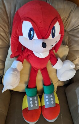 Huge ~32 In. Rare Sega Sonic The Hedgehog Knuckles 2004 Toy Network ...
