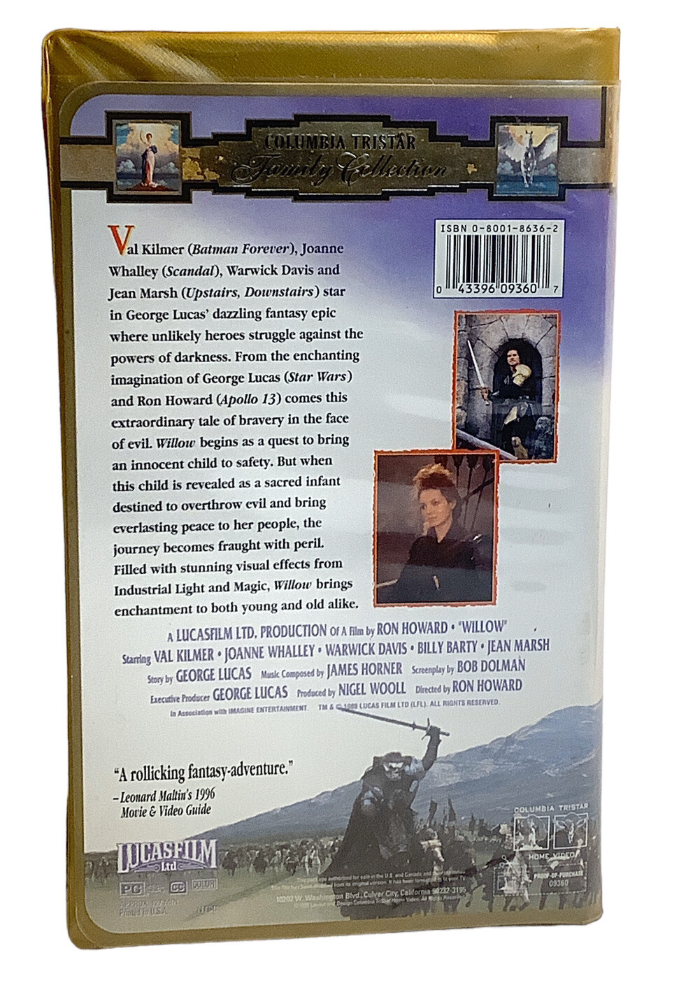Willow (VHS, 1988) VHS The Classics Collection 1996 Clamshell ...