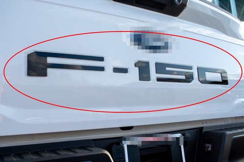 3D Raised Gloss Black Tailgate Inserts Letters Emblems fit for F-150 ...