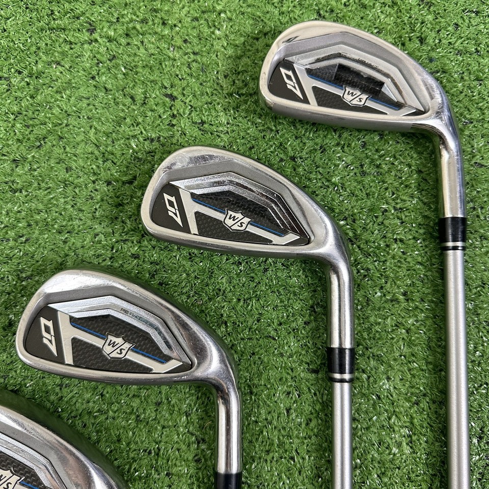 Wilson D7 6-PW GW SW Iron Set KBS Tour C Taper Lite 105 Regular Flex RH ...