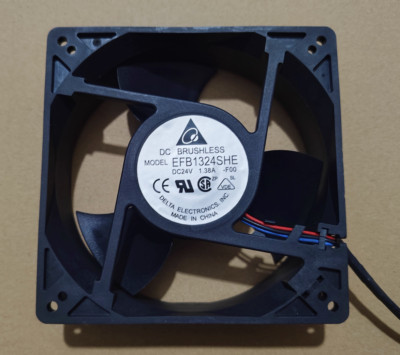 1x for Delta EFB1324SHE 127*127*38mm 24V 1.38A 3Pin cooling fan | eBay