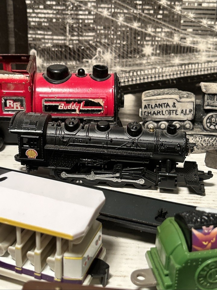 Vintage mixed toy train lot railroad Railway collectibles Larger Scale ...