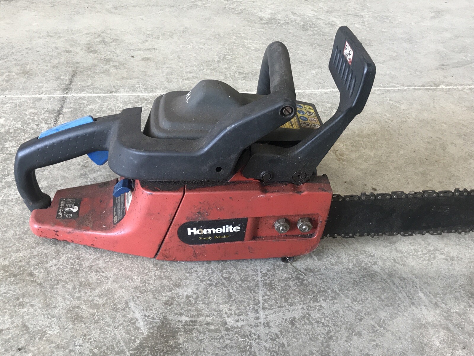 Vintage Homelite powerstroke 33cc Chainsaw Chain Saw with Bar /Chain | eBay