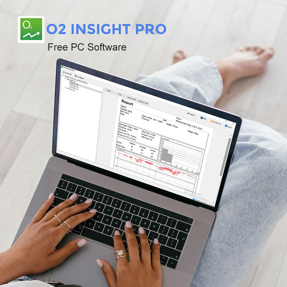 Checkme O2 Max Pulse Oximeter for Oxygen Saturation Level, Heart Rate ...