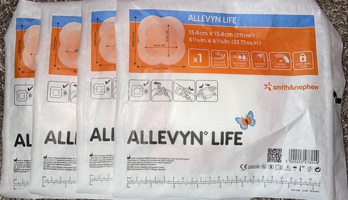 Smith & Nephew Allevyn Life Border Dressing 6 1/16" 1/16" Pad - Box of ...
