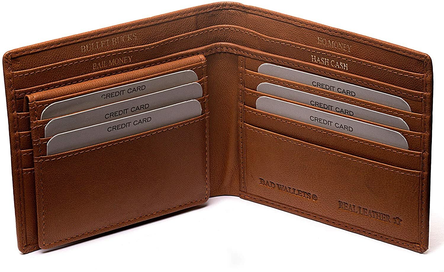 BAD MOTHER FU*KER, Leather, Embroidered, Free CC Wallet, Bad Wallets ...