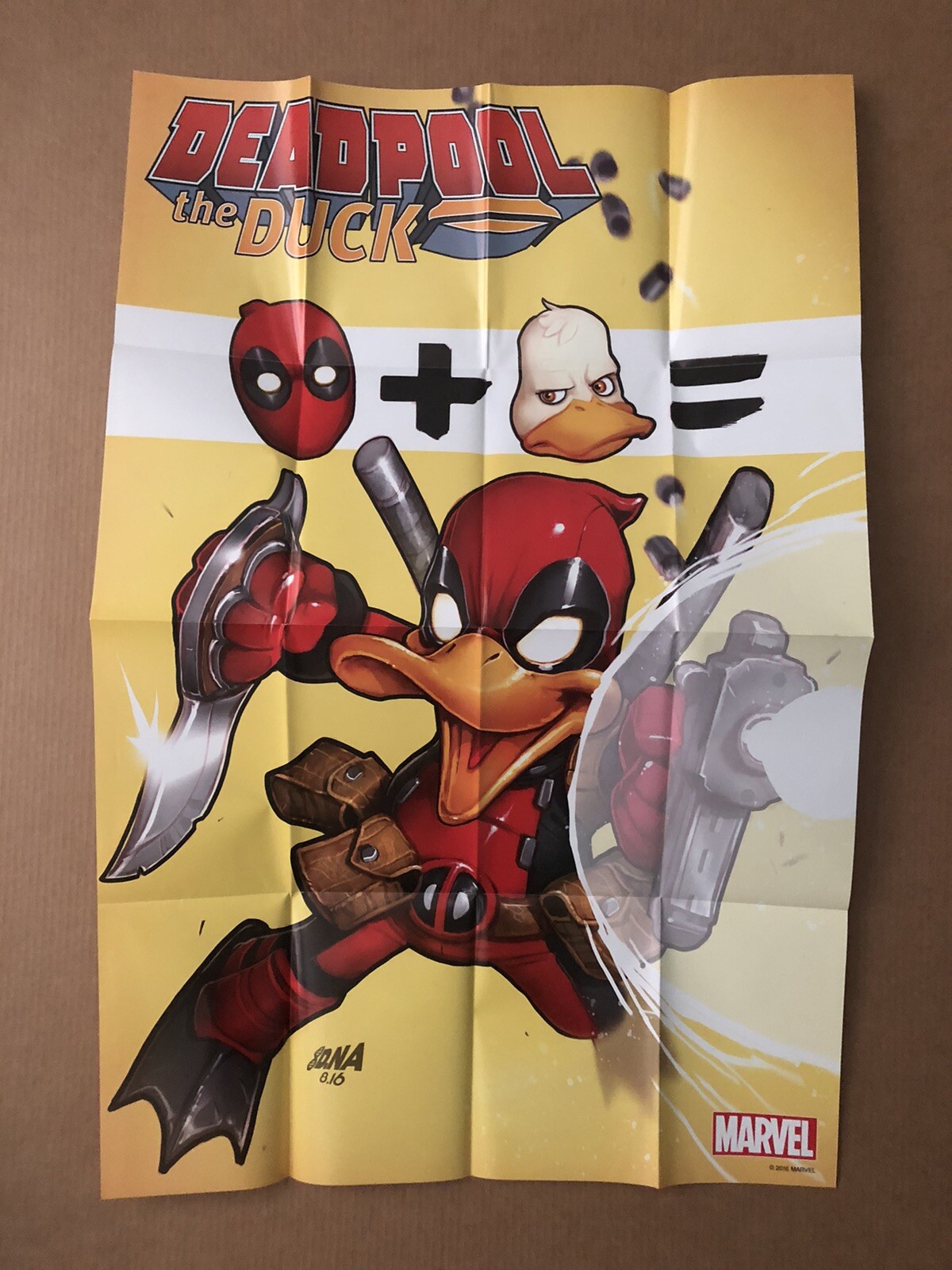 Deadpool The Duck (2017) 24" x 36" David Nakayama Promo Poster - Never ...