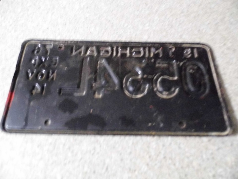 Vintage 1976 Michigan License Plate - 0534L | eBay