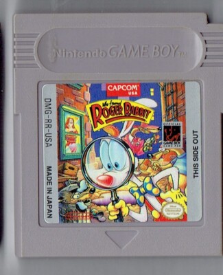 Nintendo Gameboy Who Framed Roger Rabbit Video Game Cart Only Rare HTF ...