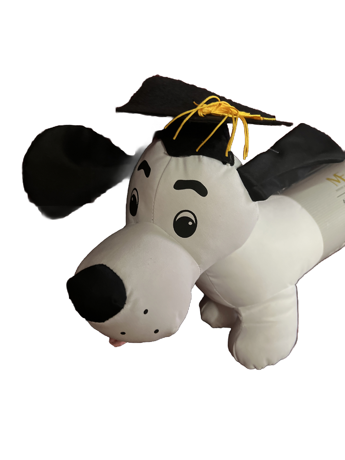 Jumbo Graduation Autograph Hound Dog # 1 Grad 21" White Stuffed Plush ...