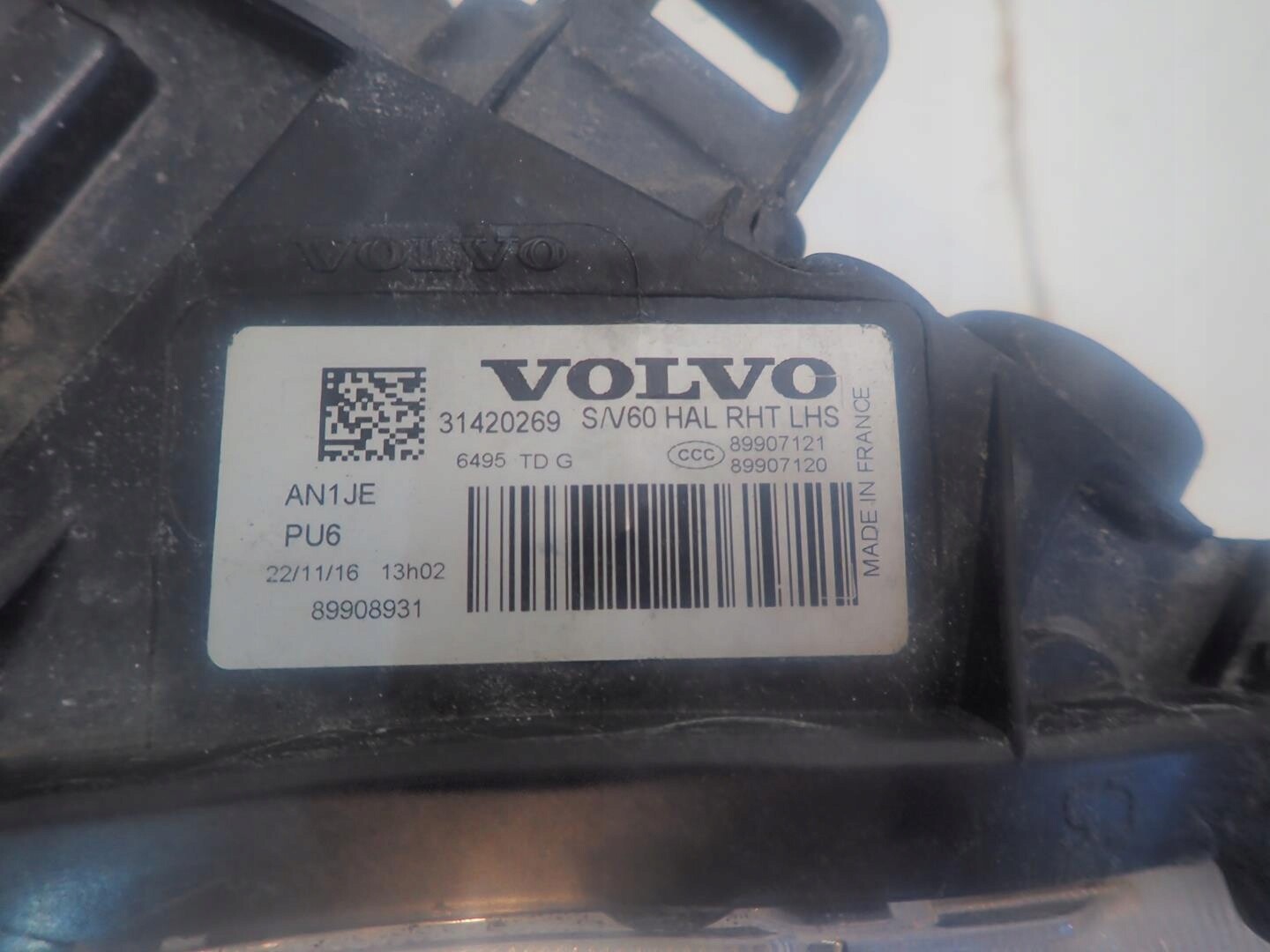 Frontscheinwerfer Volvo S60 V60 31420269 LED Links Scheinwerfer ...