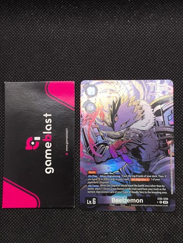 Digimon TCG | Beelzemon (EX6-056) (V.2) | Infernal Ascension | eBay