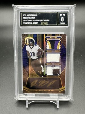 21 Panini Gold Standard-Rookie Jersey Autograph Triple Patch Rashod ...