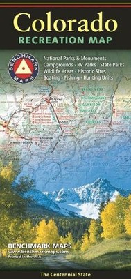 Benchmark Maps Colorado Recreation Map (Map) | eBay