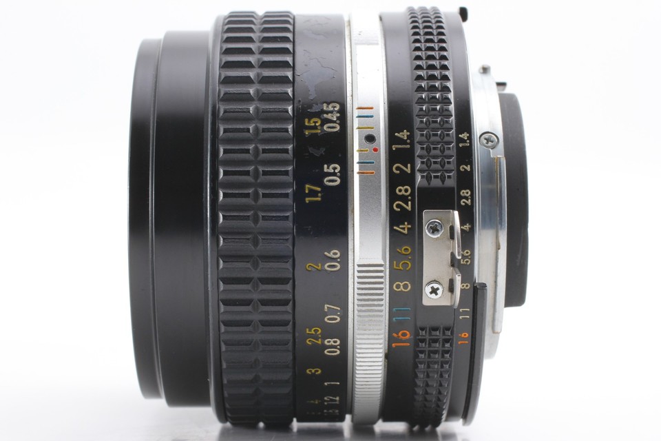 [Optical Mint w/Hood + Caps] Nikon Ai-s Nikkor 50mm f/1.4 MF Standard ...