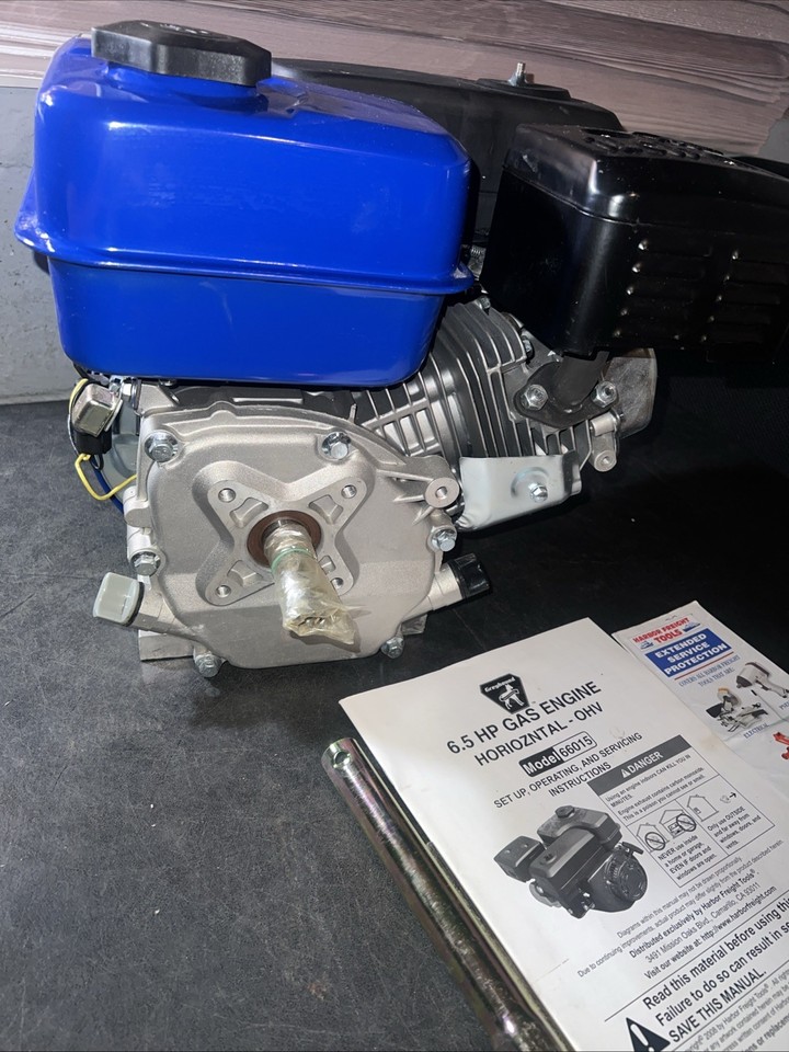 Greyhound 6.5 HP 4 Stroke OHV Horizontal Shaft Gas Engine 196cc OPEN ...