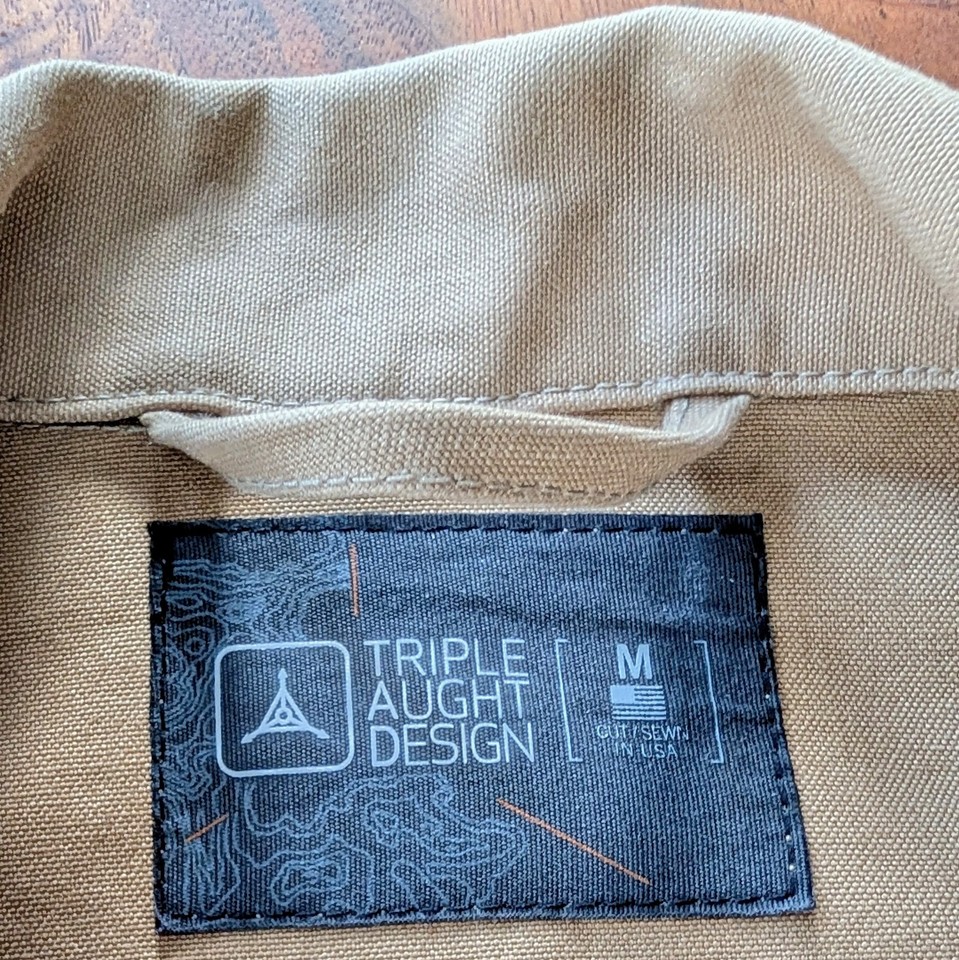 Triple Aught Design Outrider Waxed Jacket Mens M Desolation Tan TAD ...