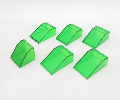 6x Lego Space Cockpit Scheibe / window Zubehör - grün transparent | eBay.de