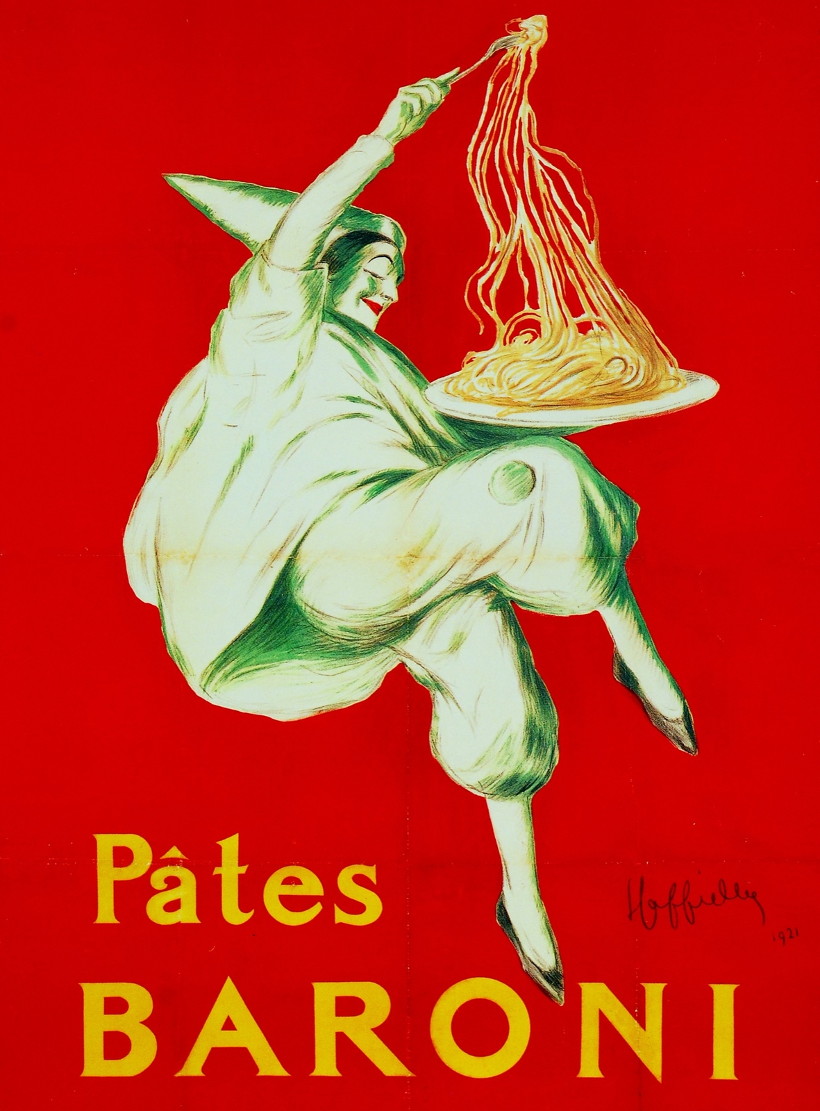 Poster Decor.Home Room Interior design.Italian pasta Baroni.Red.10644 ...