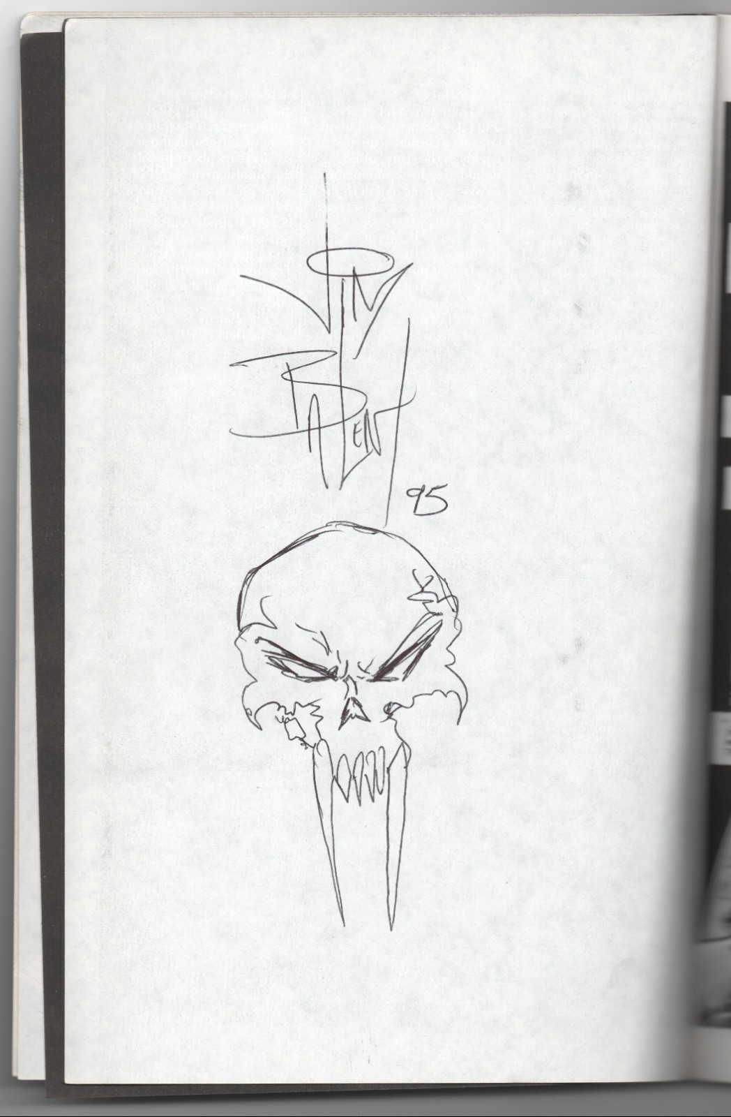 From The Darkness TPB Malibu 1991 VF 1 2 3 4 Signed Sketch Jim Balent ...