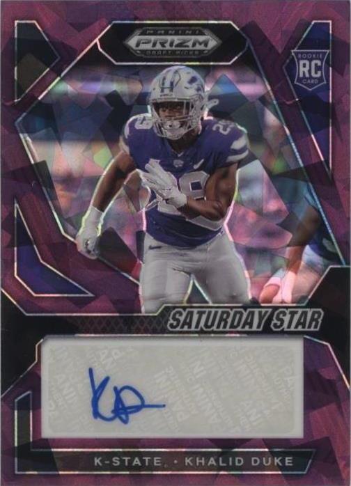 2024 Panini Prizm Draft Picks - Saturday Star Signatures Khalid Duke # ...