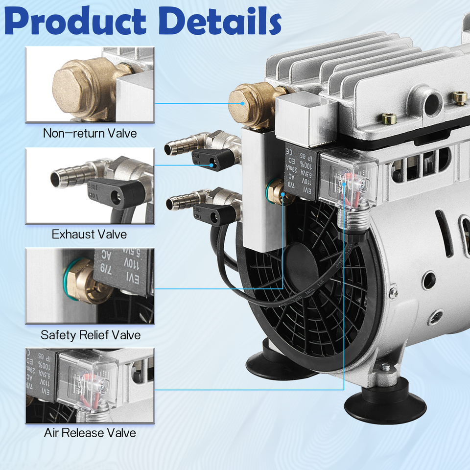 Pond Aerator Pump Lake Pond Aeration Timer Kit Self Weighted Hose Tube ...