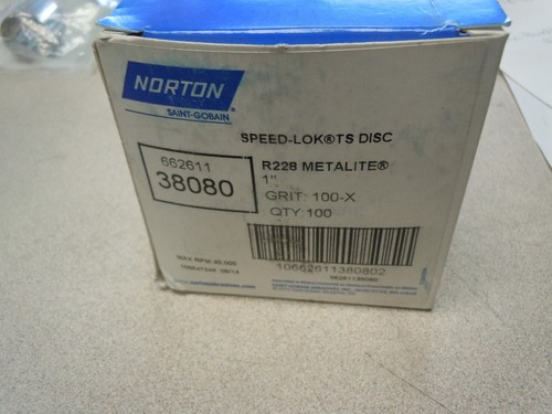 Norton R228 Metalite Speed-Lok Abrasive Disc, TS, Aluminum Oxide 38080 ...